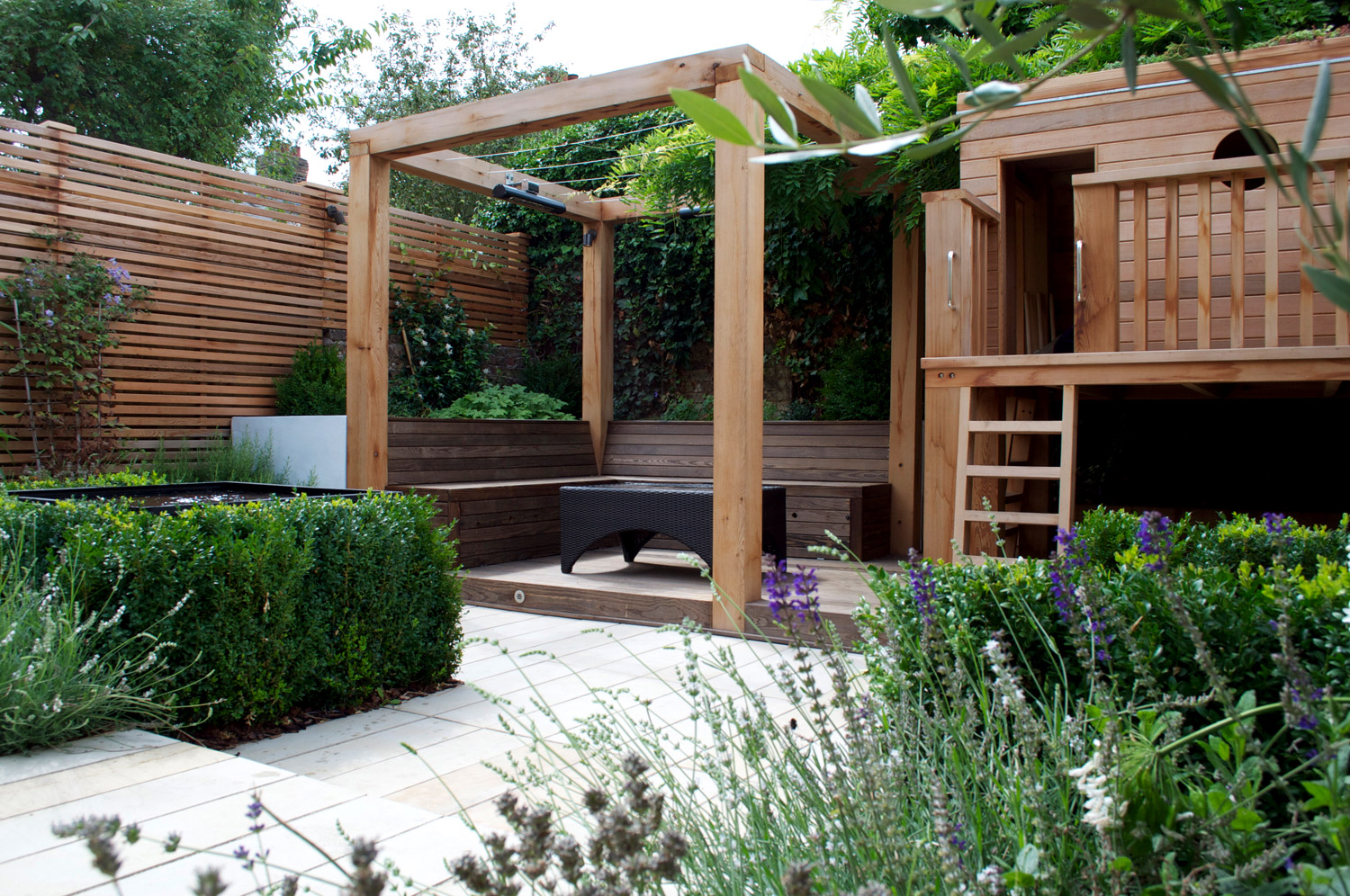 Landscape design for small gardens, by professional landscapers Landspace.