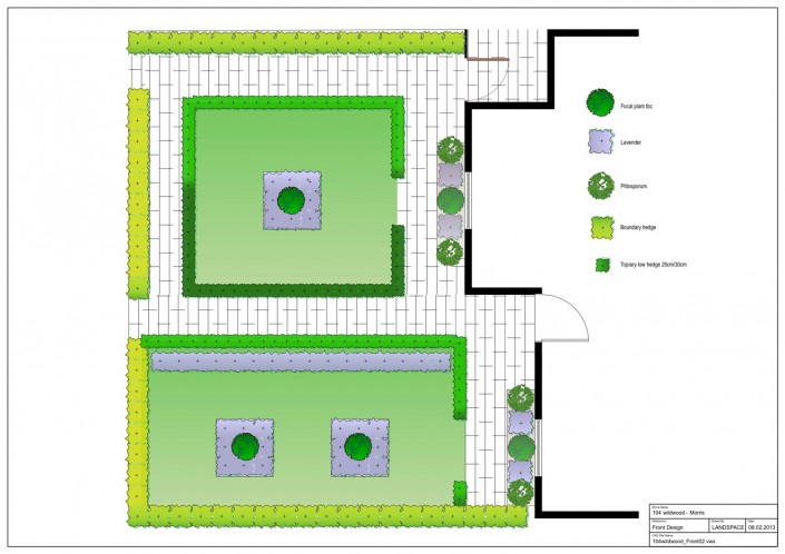Landscaping for medium-sized gardens, designed and built by Landspace.