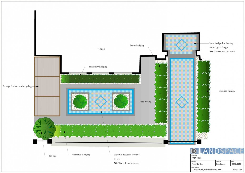 Landscape design for small gardens, by professional landscapers Landspace.