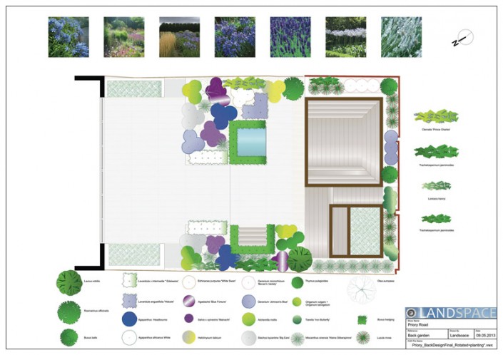 Landscape design for small gardens, by professional landscapers Landspace.
